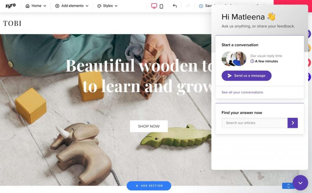 Zyro Review: Create Professional & Stunning Website with an Intuitive ...
